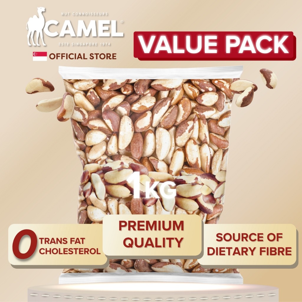 Camel Nuts Natural Baked Brazil Nuts 1kg | Shopee Singapore