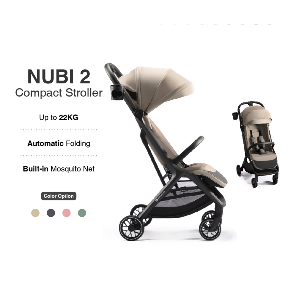 Kinderkraft Nubi 2 Compact Stroller (Assorted Colours) | Shopee Singapore