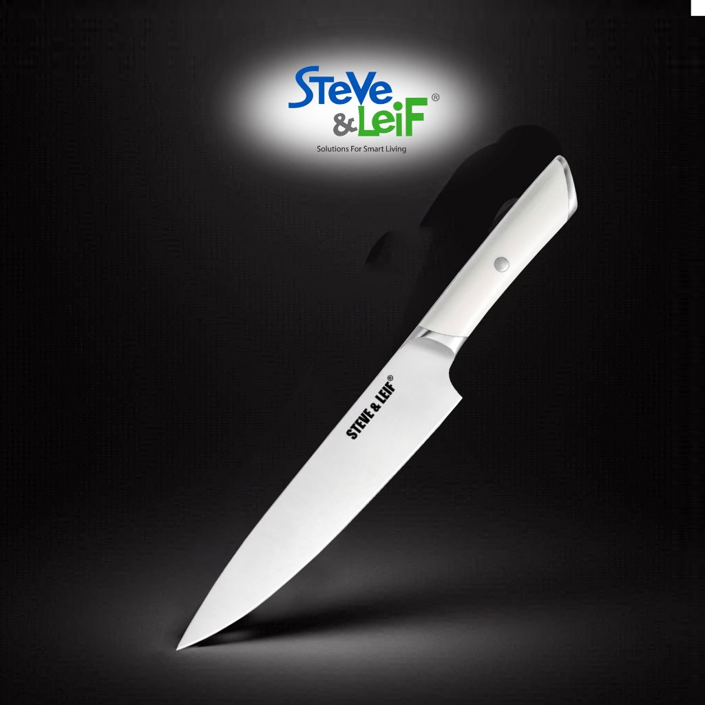 Steve & Leif Chef Knife/ Utility Knife/ Santoku Knife/ Bone Cleaver ...