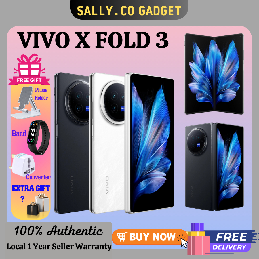 Vivo X Fold 3 Pro Snapdragon 8 Gen 3/ Fold 3 Foldable Phone Snapdragon 8 Gen 2 OriginOS 4 / 1 ...