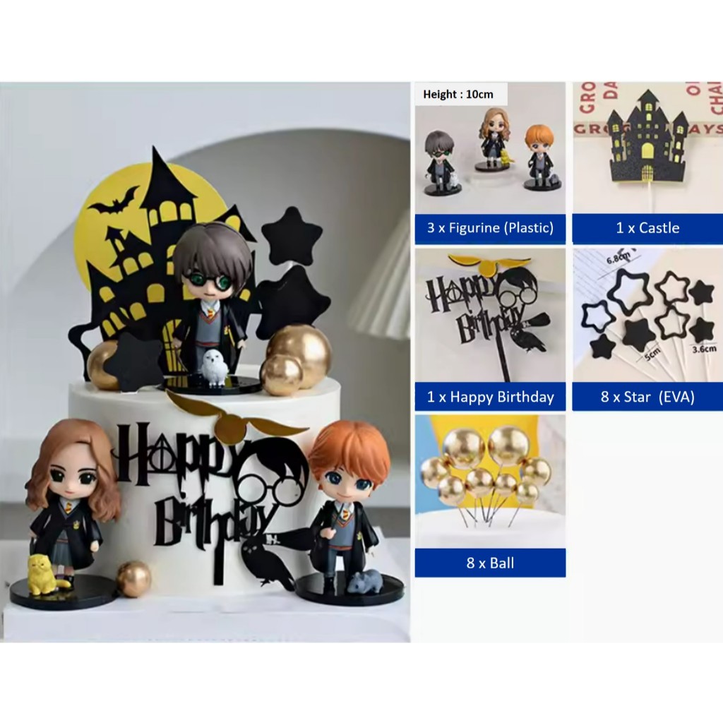 Cake Topper Harry Potter Cake Topper Figure Cake Topper Decoration ...