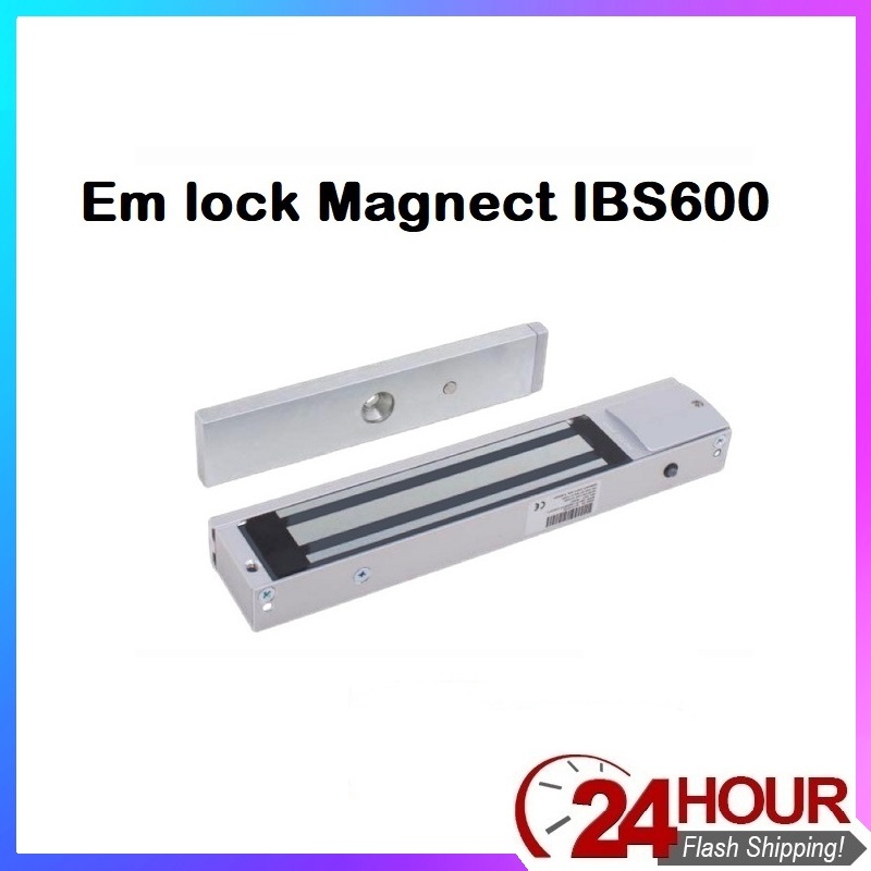 Door Access Magnect Lock Electromagnetic Lock IBS600 Single Door Em ...