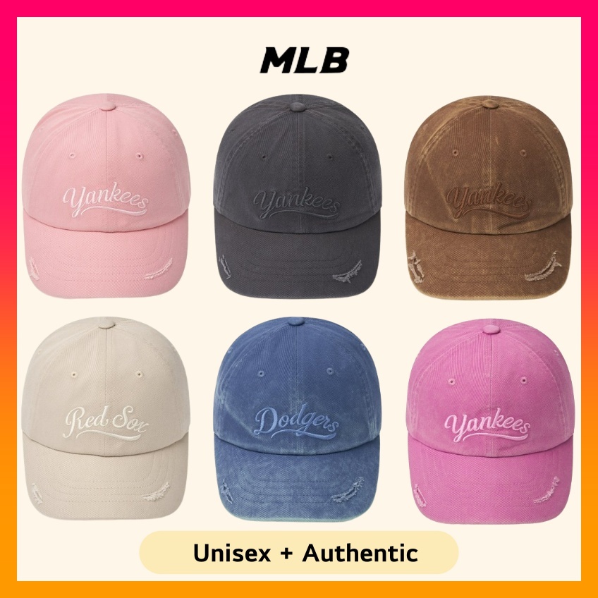 MLB Varsity Vintage Cursive Tone On Tone Unstructured Ball Cap (2024New ...