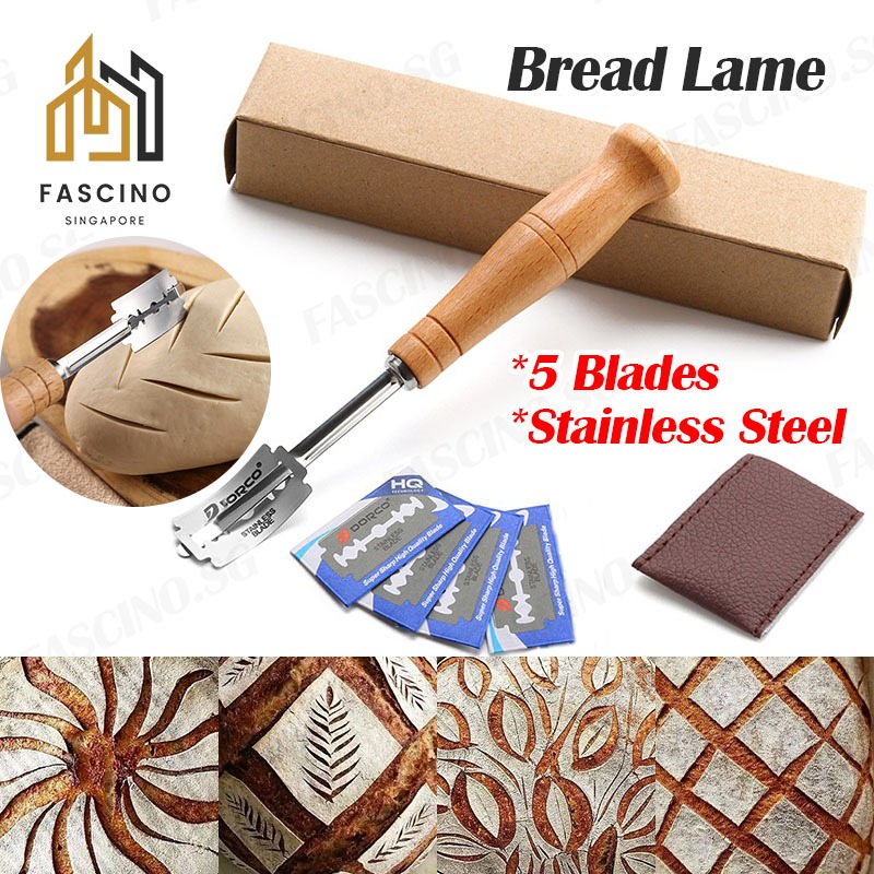 【SG】Bread Lame with 5 Blades for Scoring Sourdough Bread Stainless ...