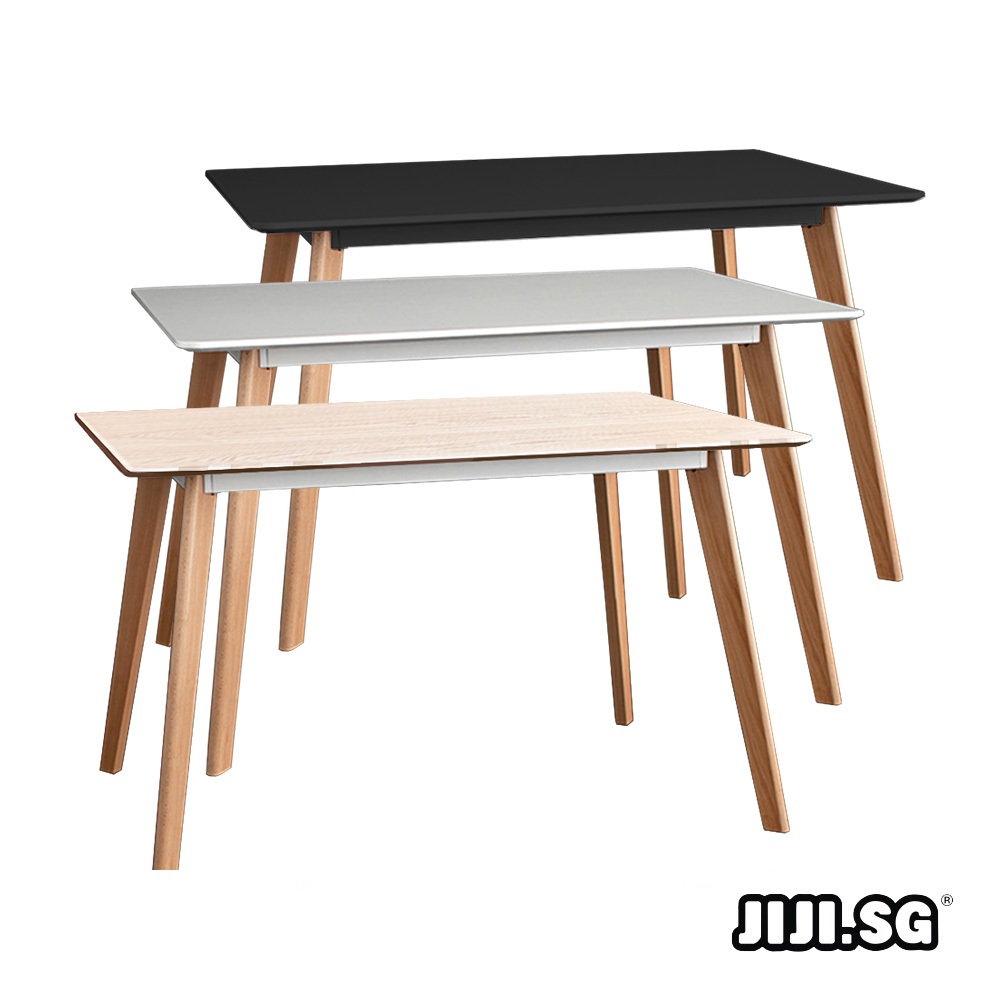 (JIJI SG) Louna Dining Table - Rectangular Table (120x80cm) / Furniture ...