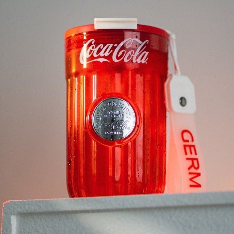 [Local Ready Stock] GERM x Coca Cola Transparent Travel Cup 500 ml ...