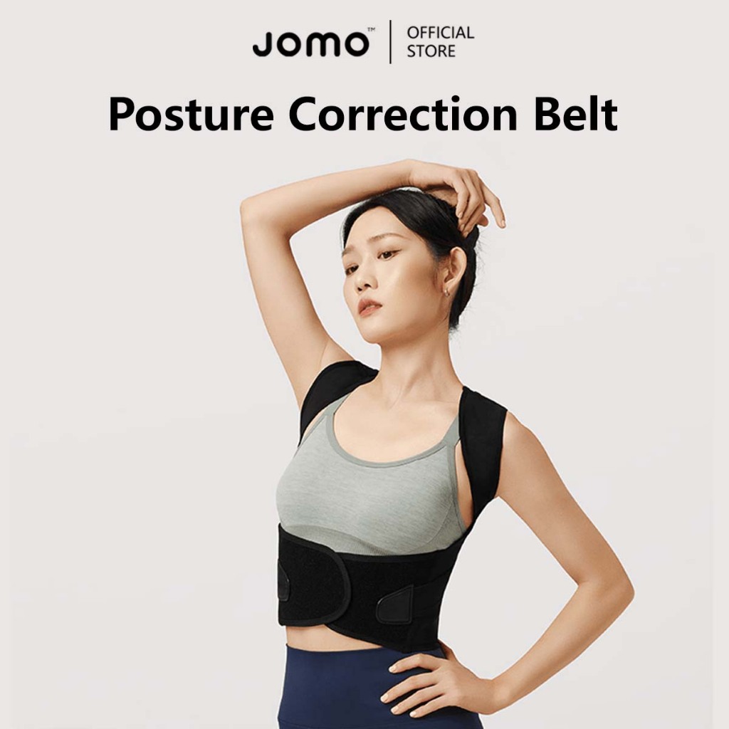 JOMO Posture Correction Belt Posture Corrector Spine Neck Lumbar Support Men Women Kids 矫姿带 ...