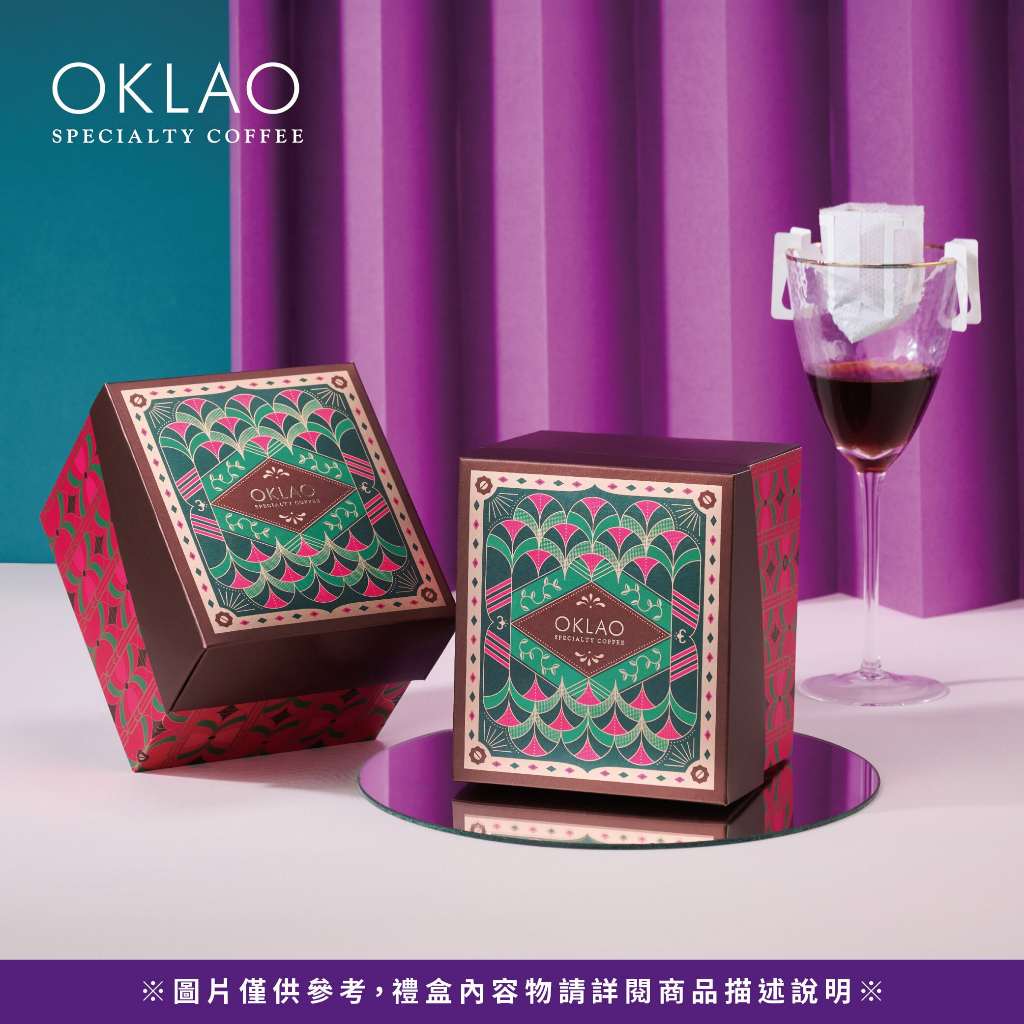 OKLAO Drip Coffee Bags Treasure Box Premium Gift Box (15 bags) | Shopee ...