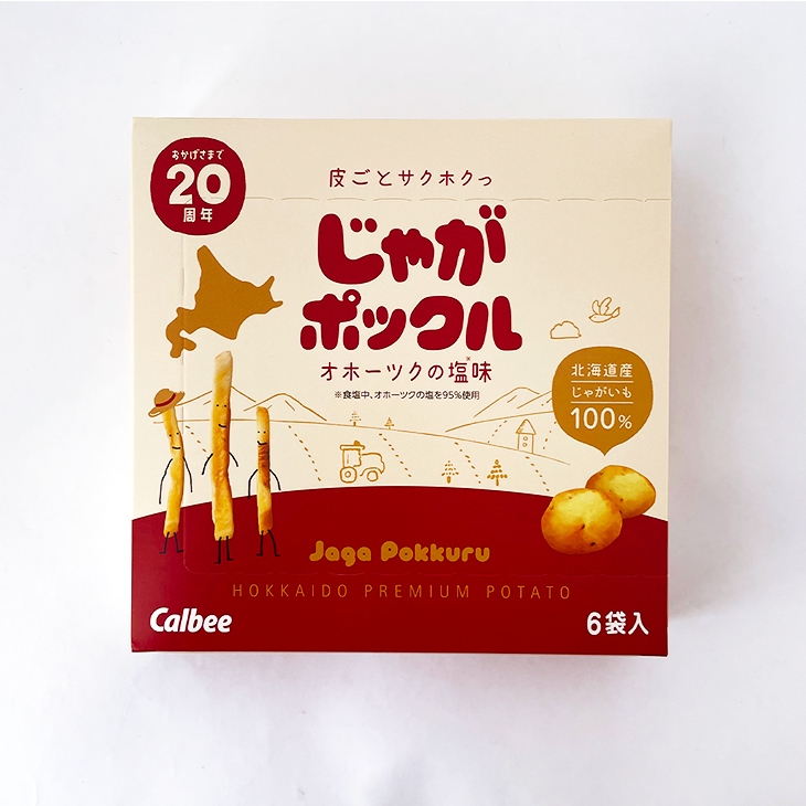 【Hokkaido Monchan】Calbee Jaga Pokkuru 10pcs Potato Sticks Chips Potato ...
