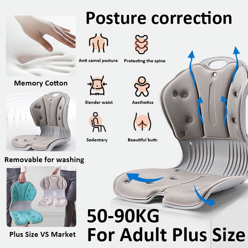 Posture Correction Chair for Adult & Children Lumbar Support Ergonomic ...