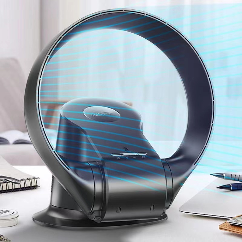 Japan S K Bladeless Fan Table Wall-Mounted Desktop Floor-Mounting Dual ...
