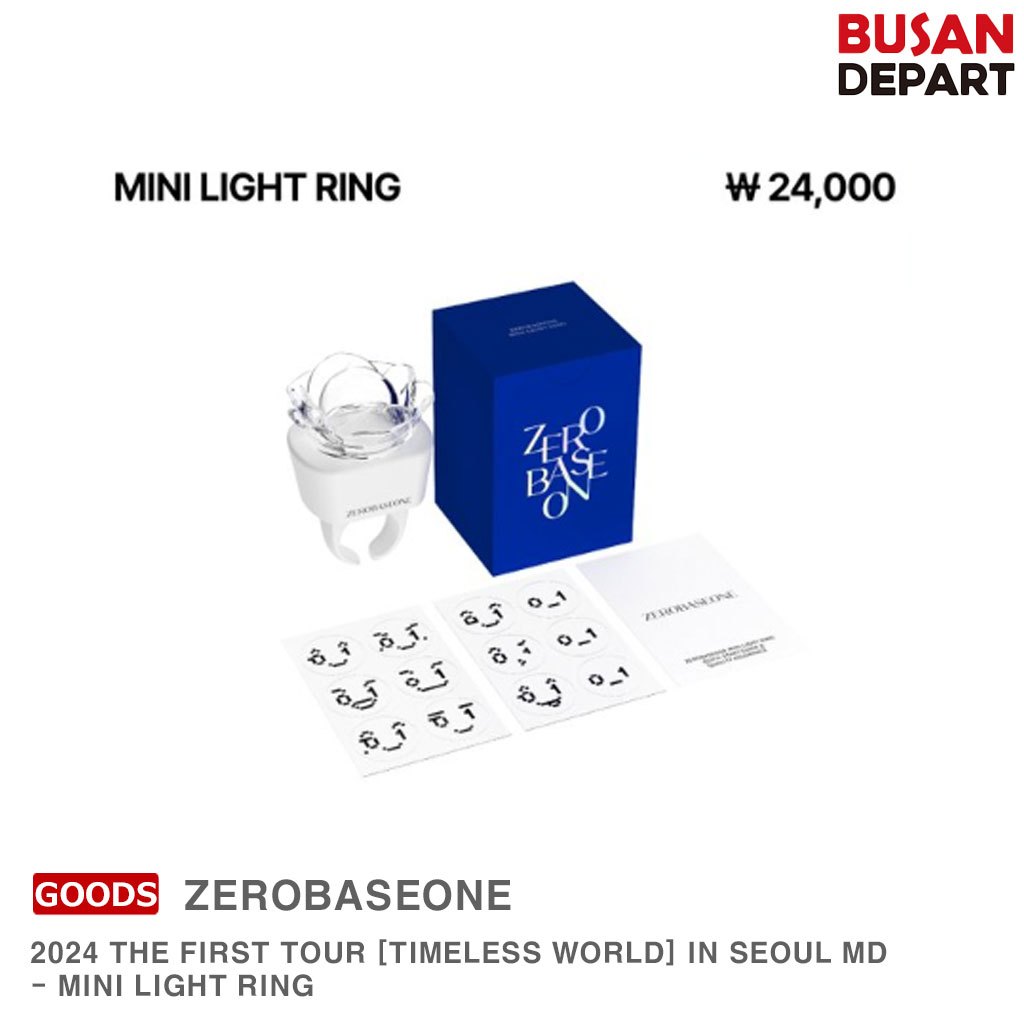 [MINI LIGHT RING]2024 ZEROBASEONE THE FIRST TOUR [TIMELESS WORLD] IN SEOUL MD | Shopee Singapore