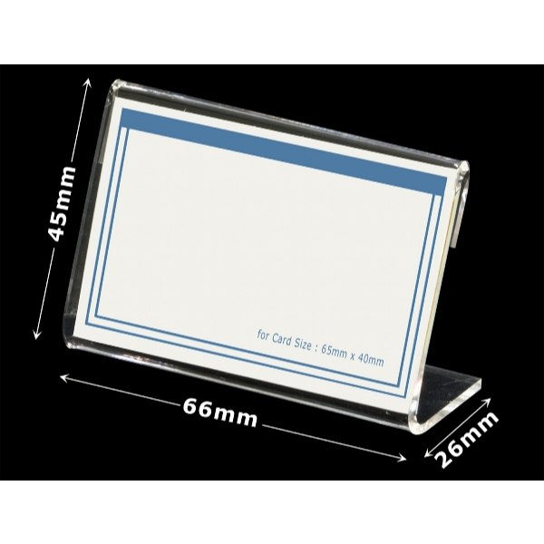 L-20 L-Shape Acrylic Card Stand High Quality Display Stand - For Card ...