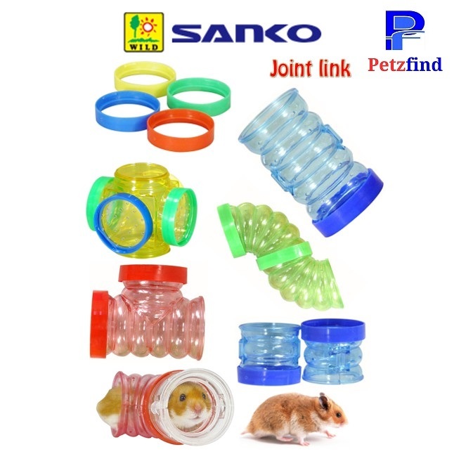 Joint and Extension Tunnel Pipe for Wild Sanko & Lilliphut Hamster ...