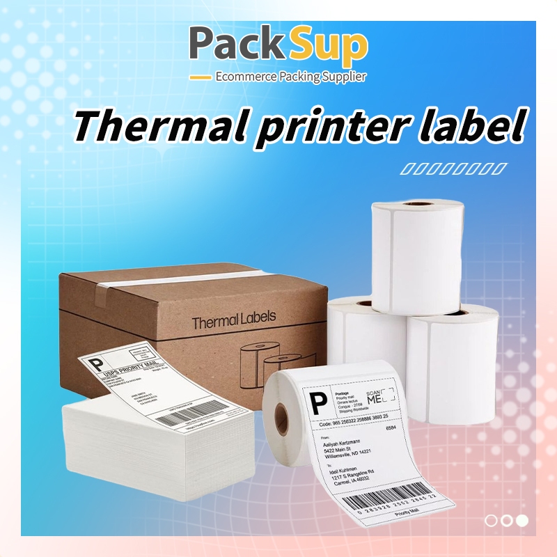 [PackSup] Premium Thermal Printer Label | Thermal Label Sticker ...