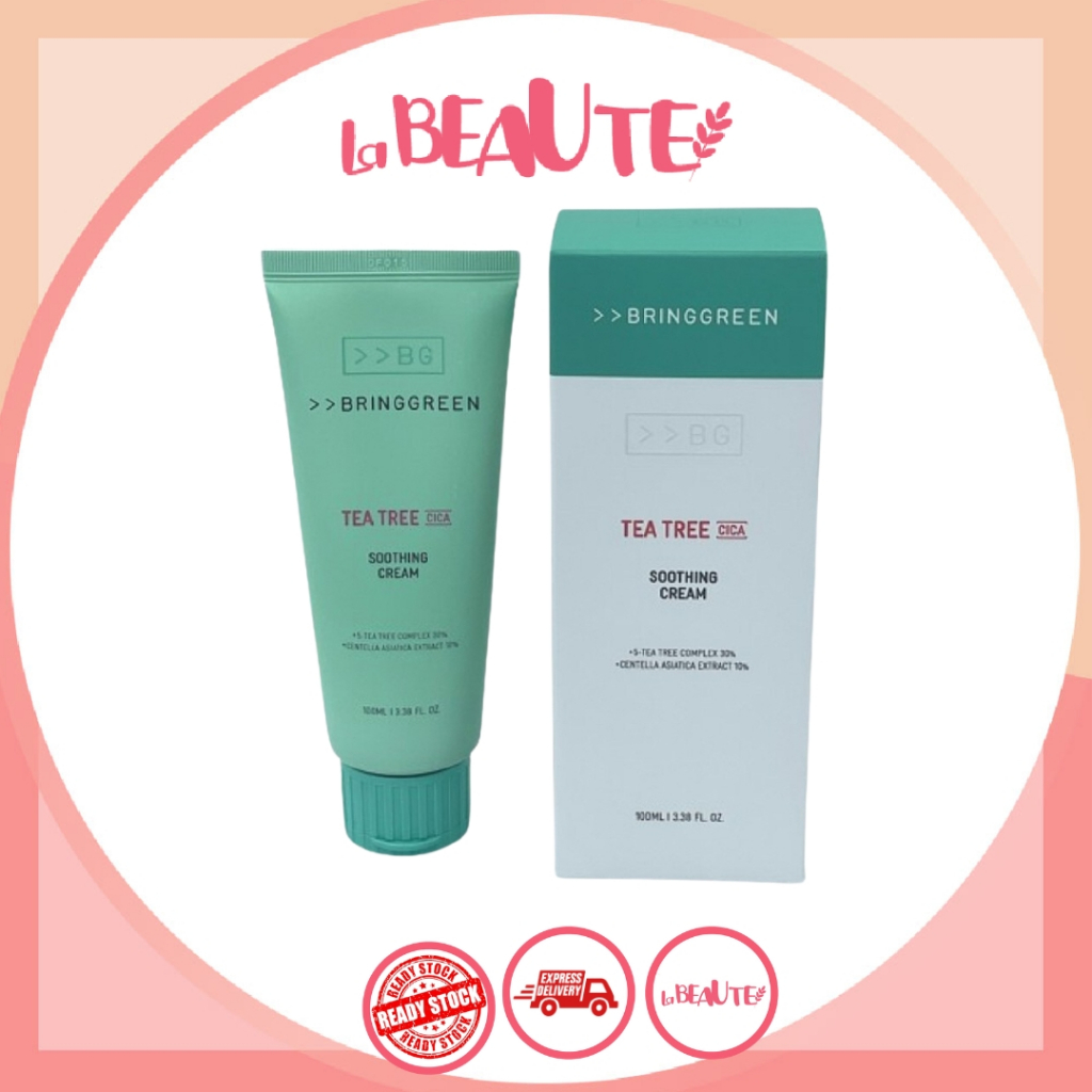 Bring Green Tea Tree Cica Soothing Cream 100ml | Shopee Singapore