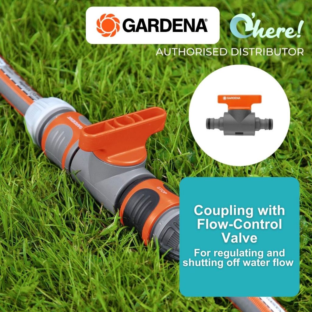 Gardena Coupling With Flow - Control Valve | Shopee Singapore