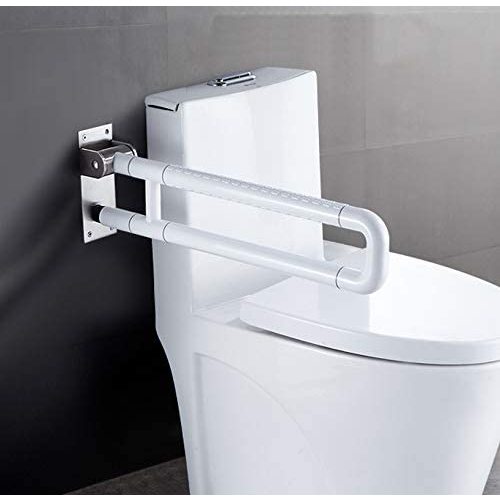 Toilet Grab Bar Safety Rail Bath Folding Safety Handrail U-Shaped Shower Assist for Elderly ...