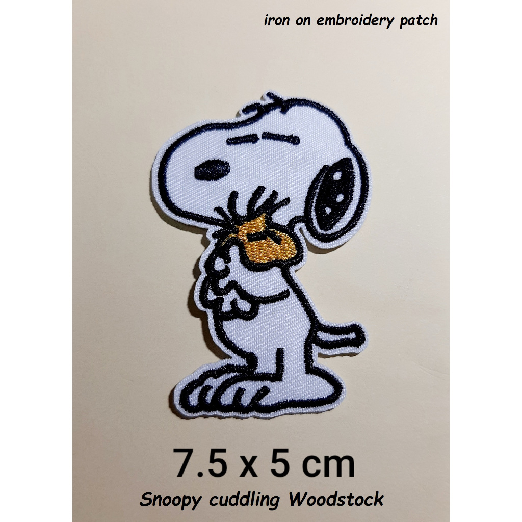 Cartoon Iron On Embroidery Patch Cute Children Favor Applique Snoopy ...