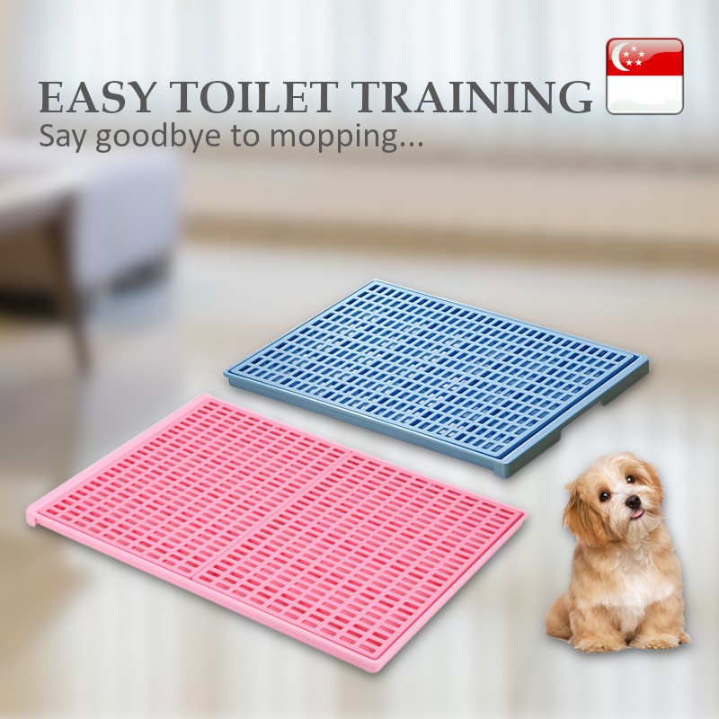 【SG SELLER】Dog Pee Tray Toilet/Teddy Small Dog/Large Dog Toilet/Big Dog ...