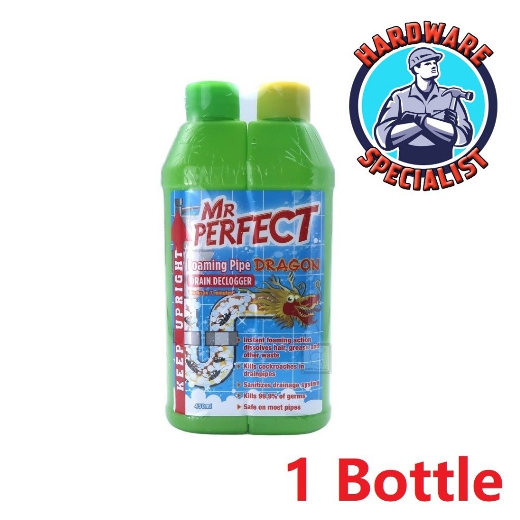Mr Perfect Foaming Pipe Dragon Drain Declogger / Drain Unblocker ...