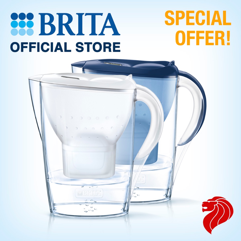BRITA MARELLA COOL 2.4L with 1 MAXTRA+ FILTER (2 PITCHERS PROMO PACK ...