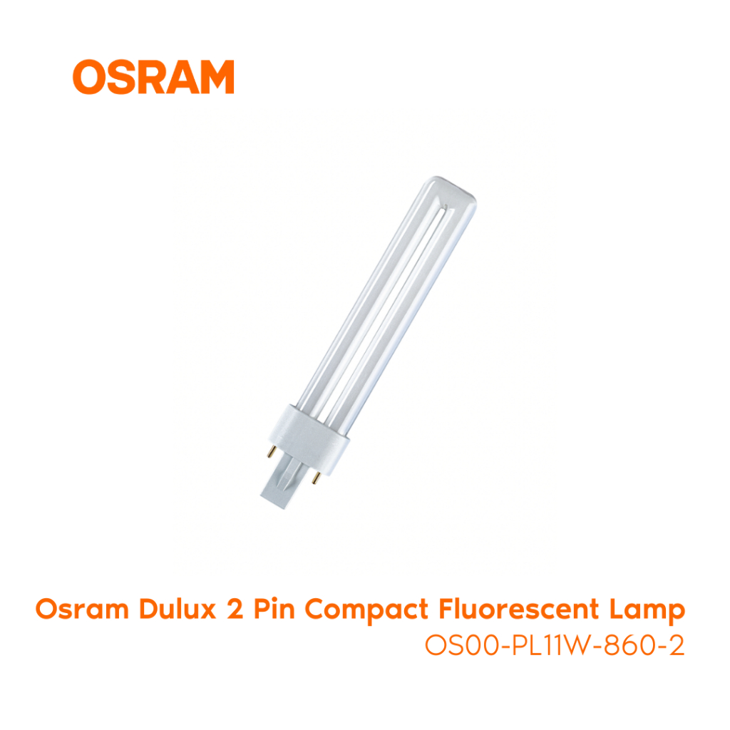 [KLS Lighting] Osram Dulux S 11W/860 2pin Daylight Compact Fluorescent ...