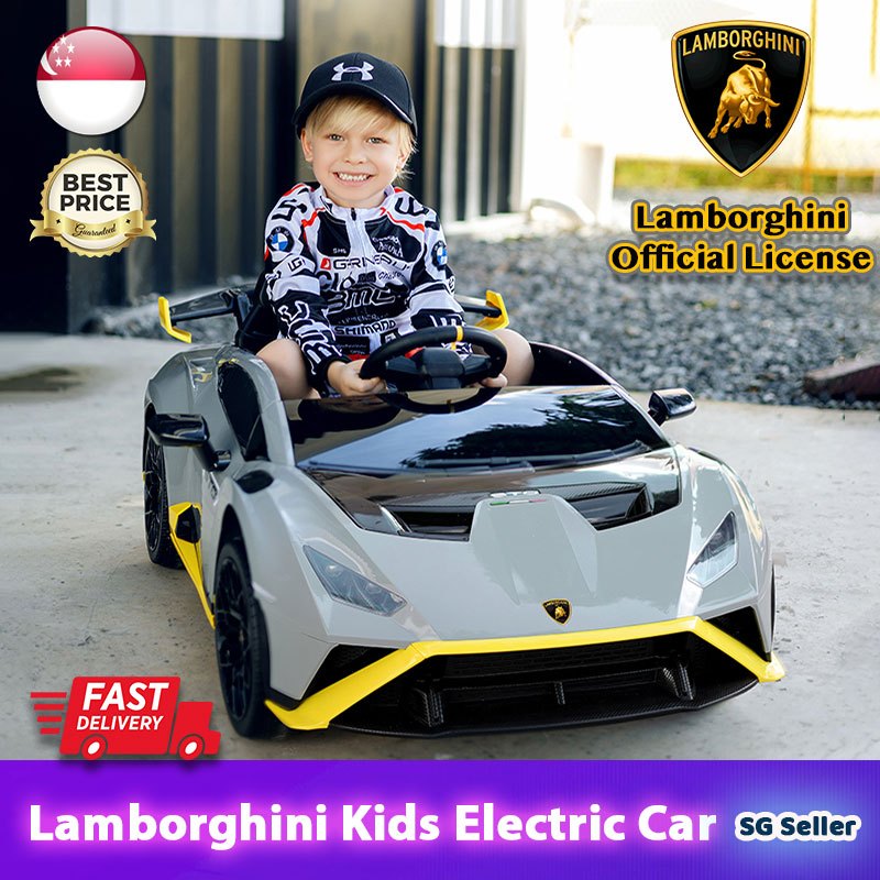 【SG Stock】Offical Licensed Lamborghini Kids Electric Car Ride On Toy ...
