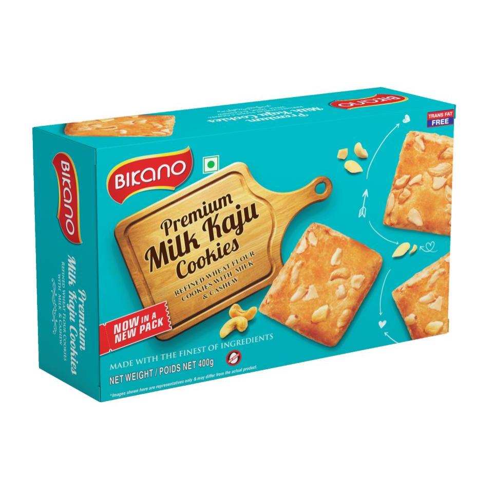 Bikano Premium Baked Milk Kaju Cookies 400g | Shopee Singapore