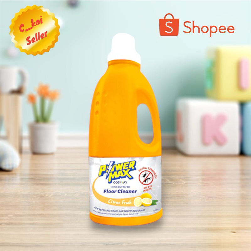PowerMax Concentrated Floor Cleaner – Citrus | Shopee Singapore