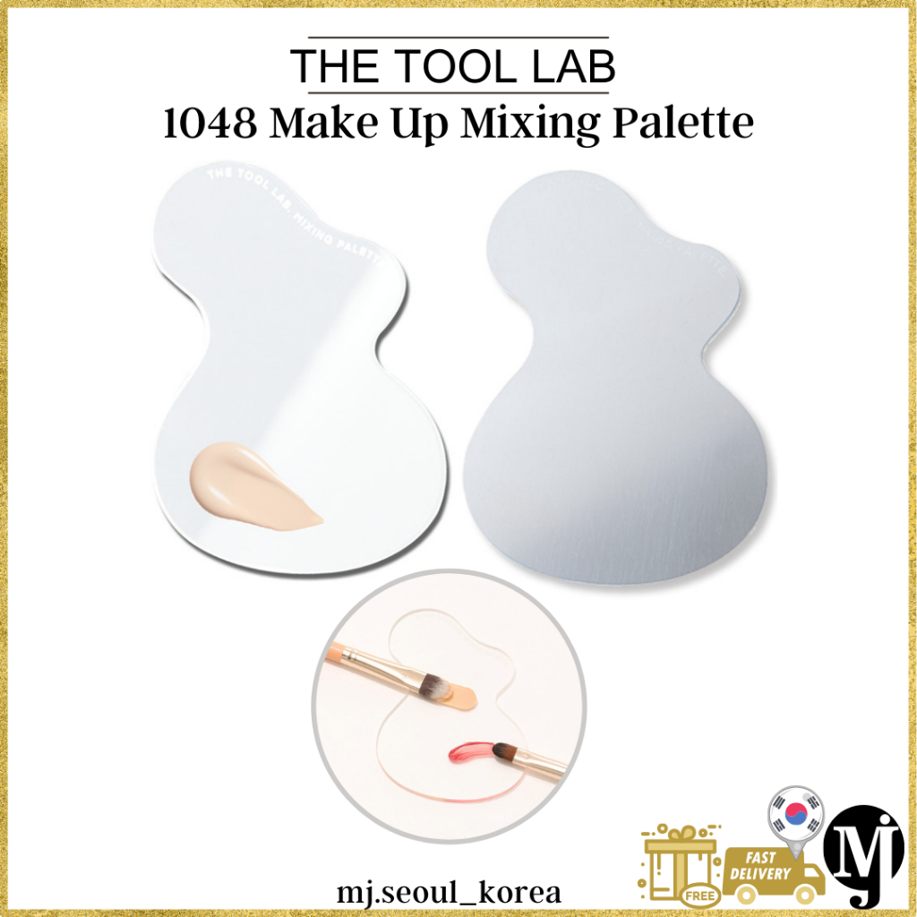 The Tool Lab 1048 Make Up Mixing Palette 2types Acrylic Stainless steel | Shopee Singapore