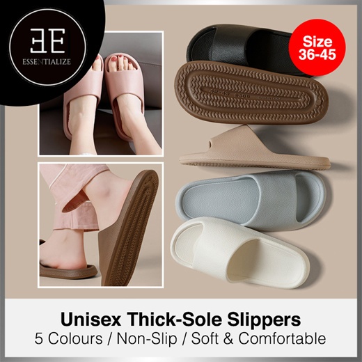 NEW Slippers men and women couples thick-soled home slipper/foot ...