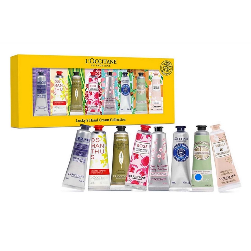 L'OCCITANE Lucky 8 Hand Cream Collection 30ml x 8/ Holiday 24 Hand Cream Collection 30ml x 8 ...