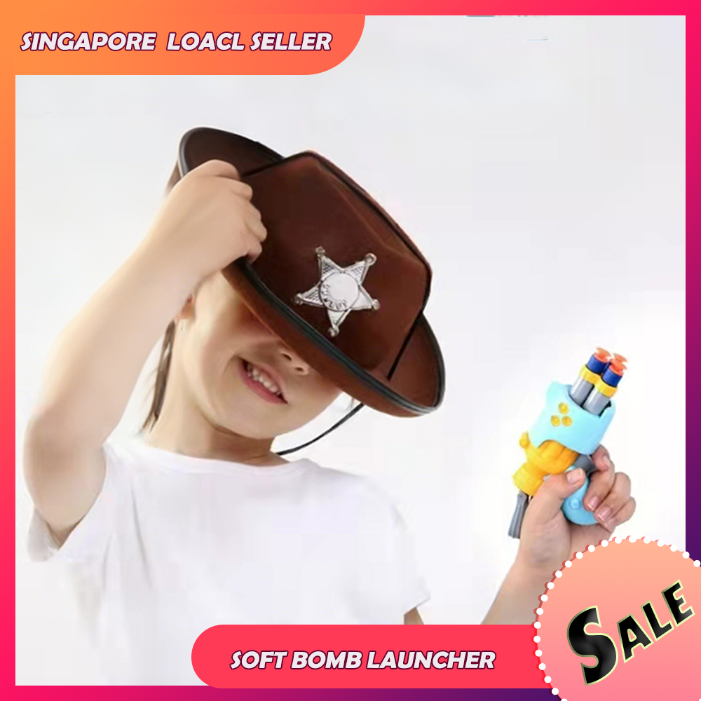 🚀SG Stock🚀Soft Bomb Launcher Children's Soft Foam Suction Cup Safety ...