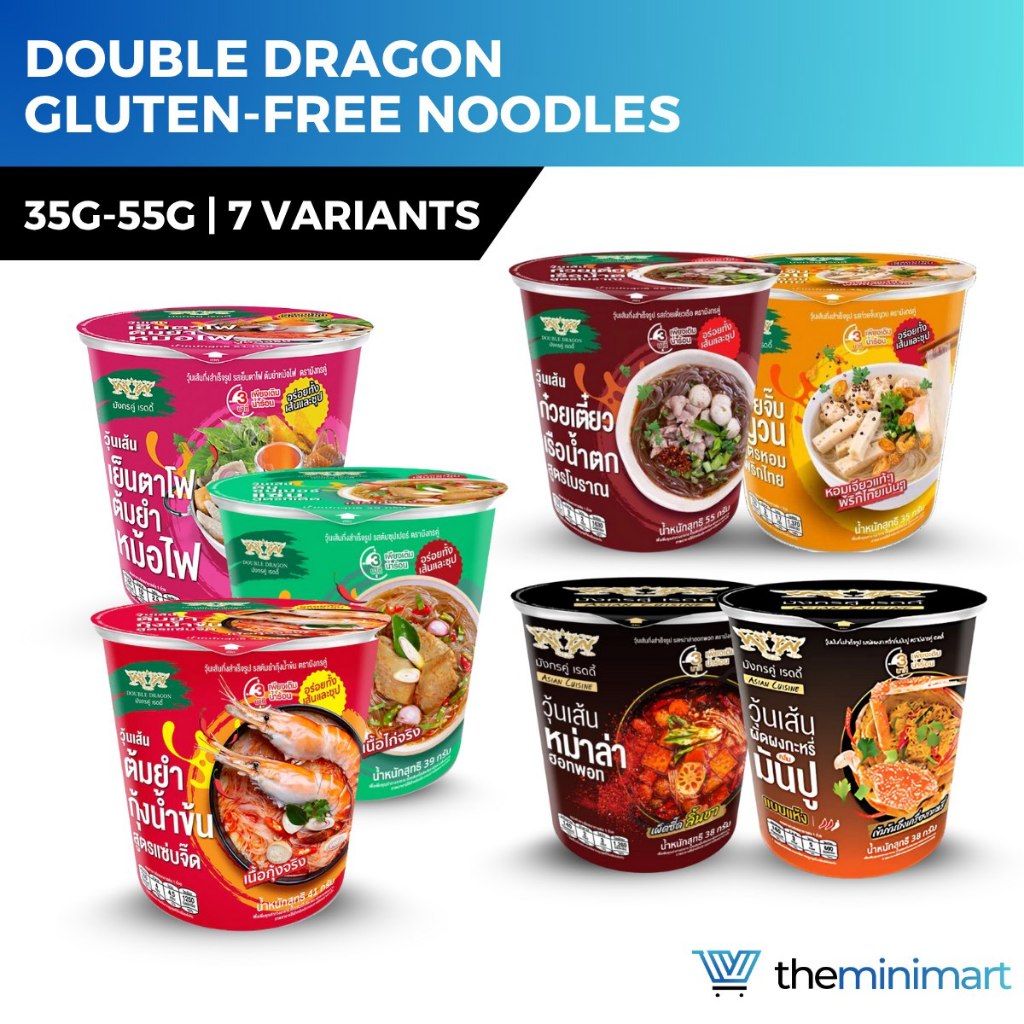 Double Dragon Brand Thailand Halal Noodles x 1 Piece-Boat Noodle/Tom ...