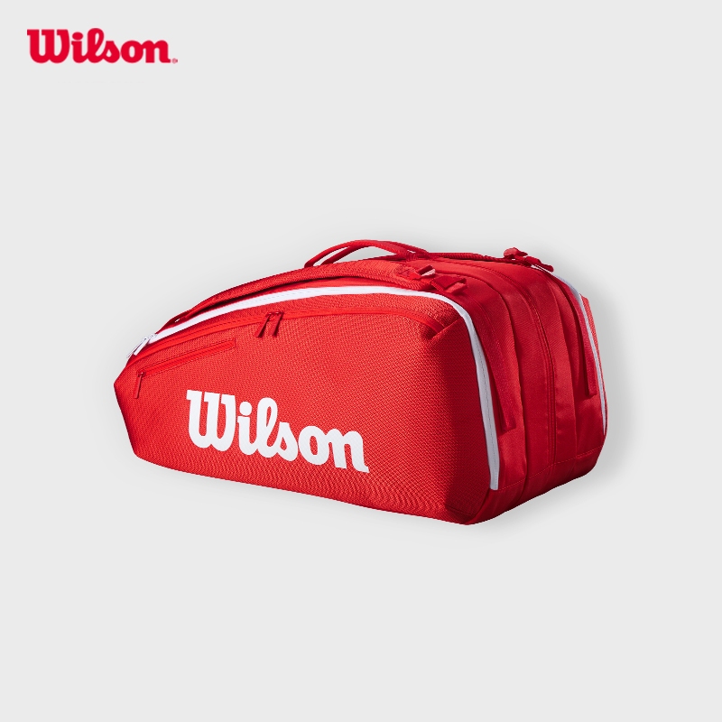 Wilson Red Super Tour 15 Pack - WR8036601 | Shopee Singapore