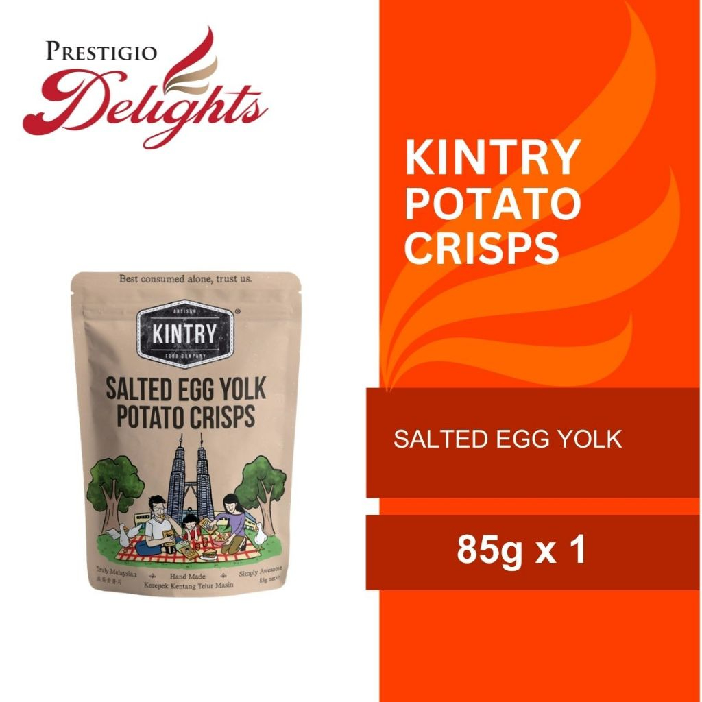 Kintry Salted Egg Yolk Potato Crisps 85g | Shopee Singapore