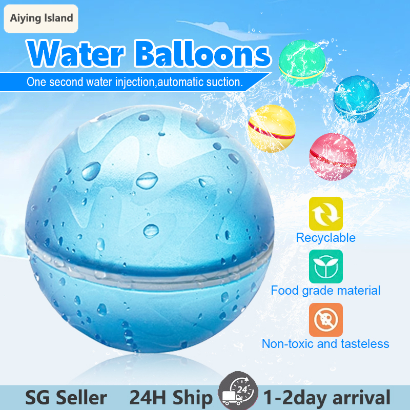 【SG】Water Ball Automatic Refill Balloon Capsule Magnetic Self-Sealing ...