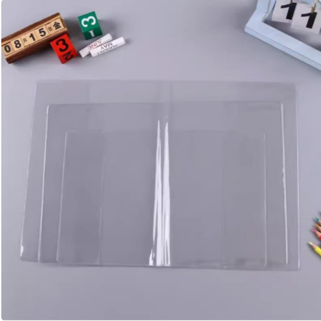 PVC Transparent Book Cover PVC透明书套 (10 PCE) | Shopee Singapore
