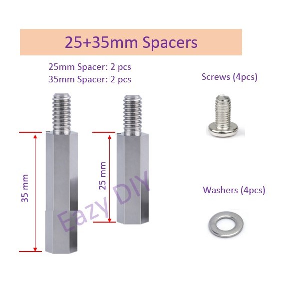 [SG Stock] VESA Spacer Set For Monitor Mounting (4pcs + screws ...