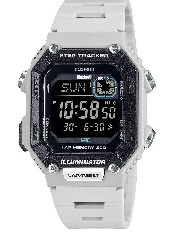 Casio Standard Digital Smartphone Link Step Tracker Resin Strap Quartz WS-B1000-2AV 100M Men's ...