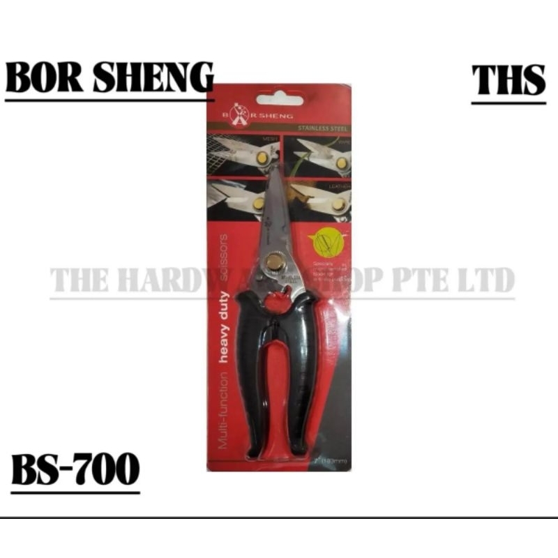 Bor Sheng Multi-Function HD Scissors 7'' & 8” SS -（BS700A7 &BS700A8 ...