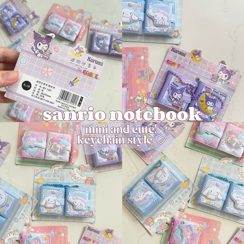 sanrio super cute little mini bujo notebook set primary school kids ...