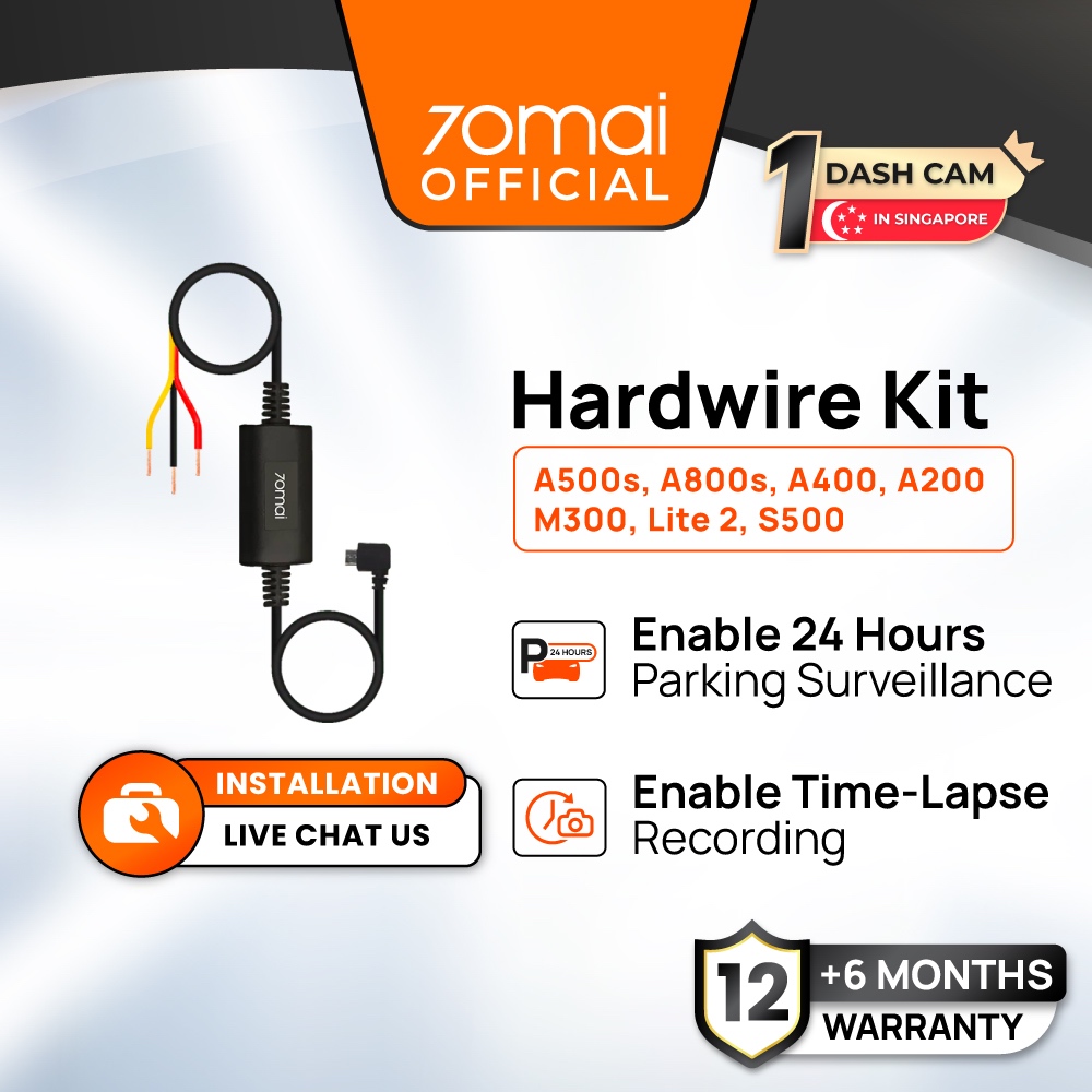 70mai Hard Wire Fuse Kit (UP02) | Shopee Singapore