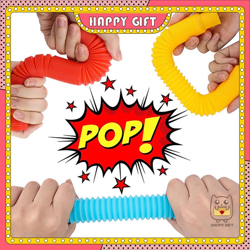 💌SG Stock💌DIY Pop Tube Children's Decompression Telescopic Tube Stress ...