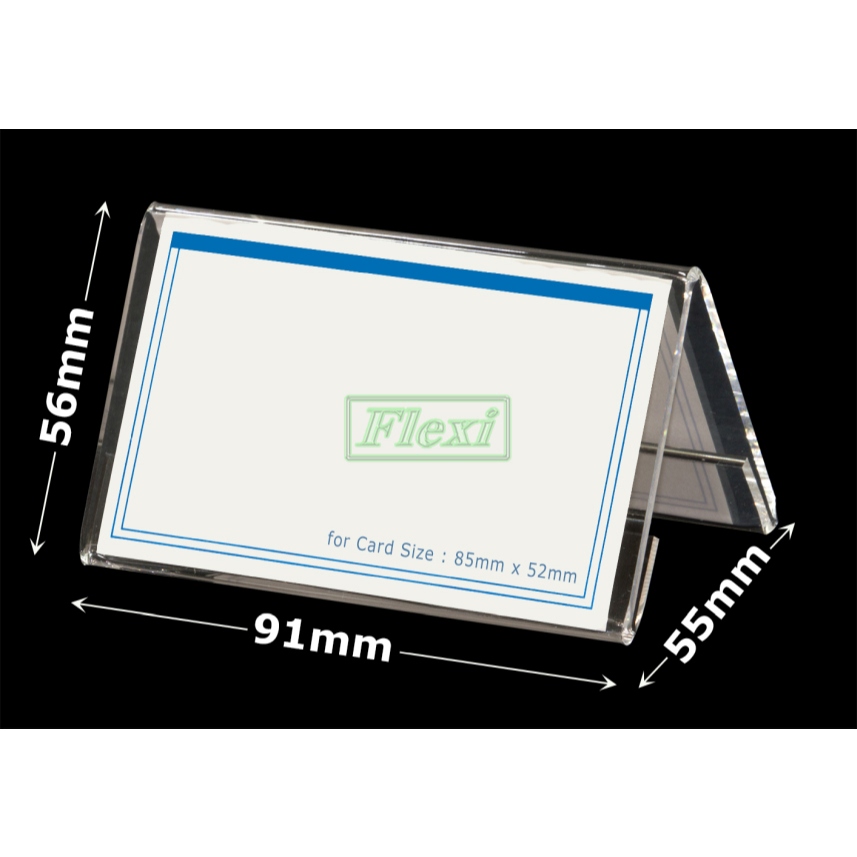 Flexi Double-sided Inverted V Shape Acrylic Card Stand V-10, V-11, V-12 ...