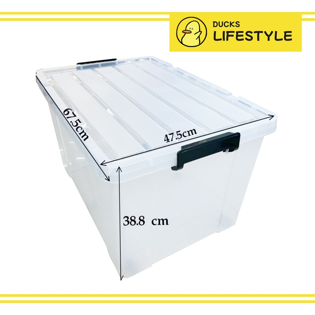 Free Gifts [SG Ready Stock] Heavy Duty Stackable Storage Box | Clear ...
