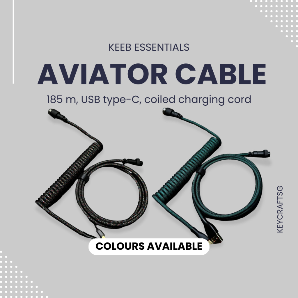 🇸🇬 [Free Case] Premium Coiled Aviator Spring Cable Wire and Rod ...