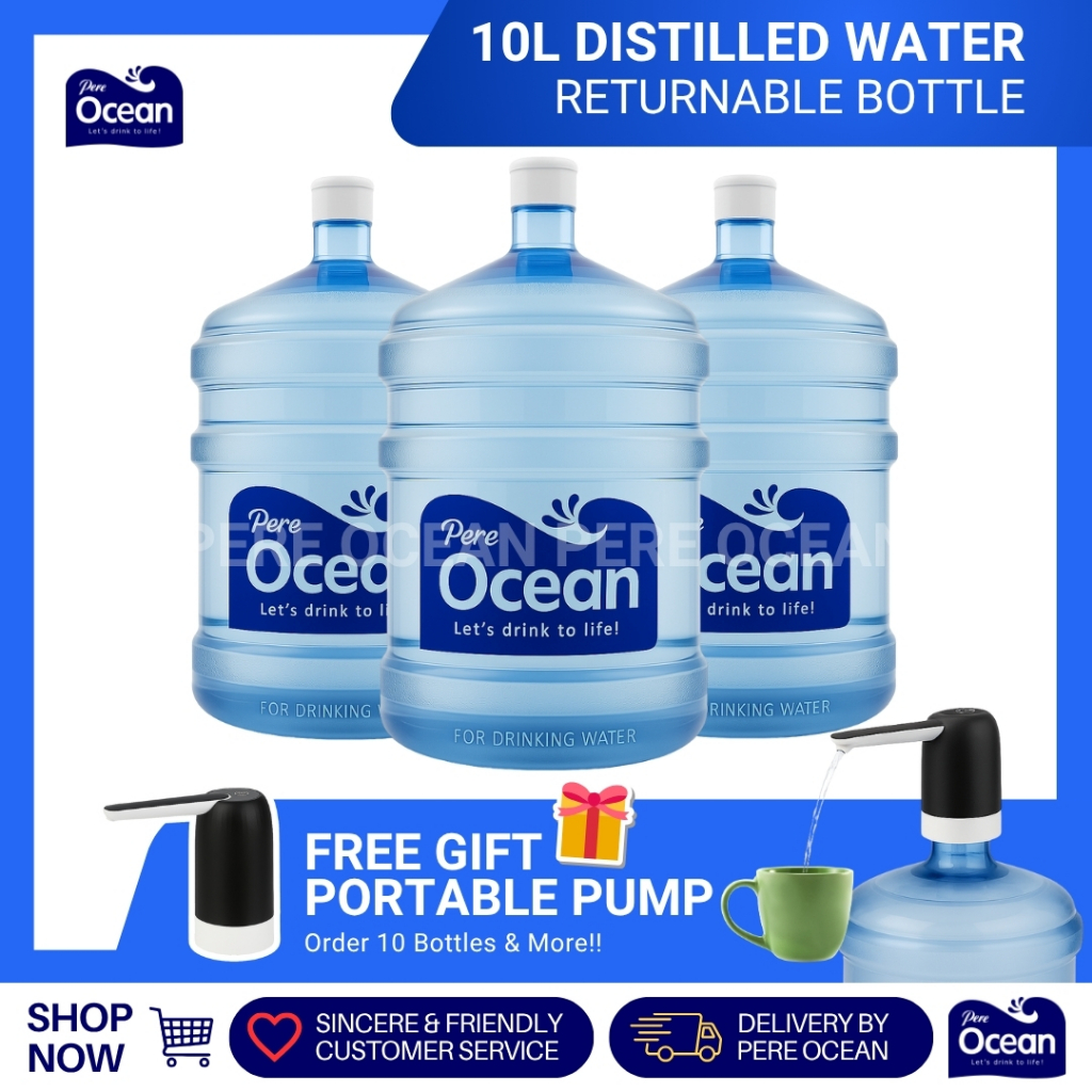 Pere Ocean Distilled Water 10L | Shopee Singapore