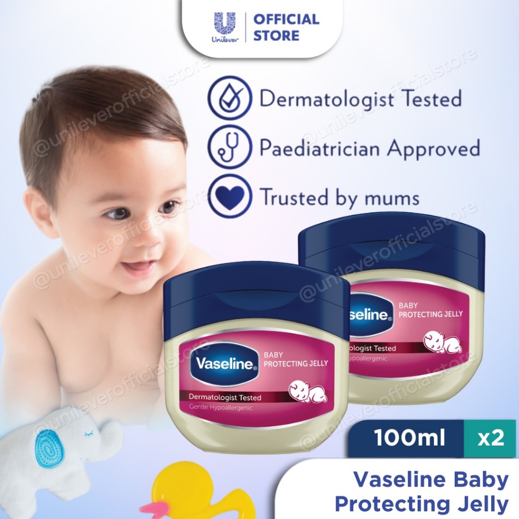 [Bundle of 2] Vaseline Baby Protecting Jelly 100ml | Shopee Singapore